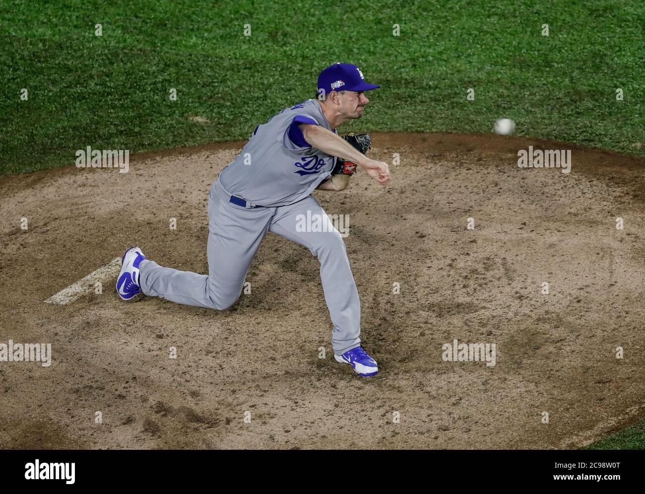 Daniel Hudson . Baseball action during the Los Angeles Dodgers game ...