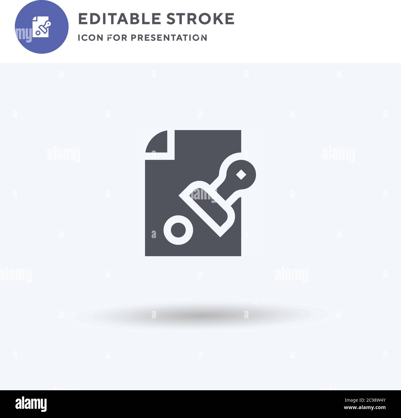 Authority icon vector, filled flat sign, solid pictogram isolated on ...