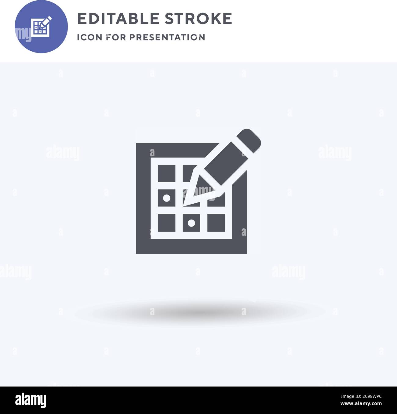 Lottery icon vector, filled flat sign, solid pictogram isolated on ...