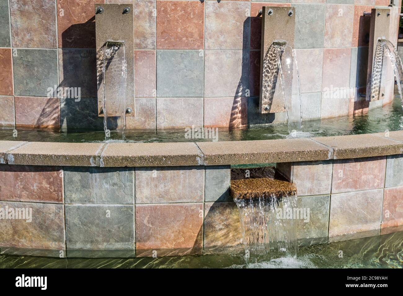 Multiple fountain outlets hi-res stock photography and images - Alamy
