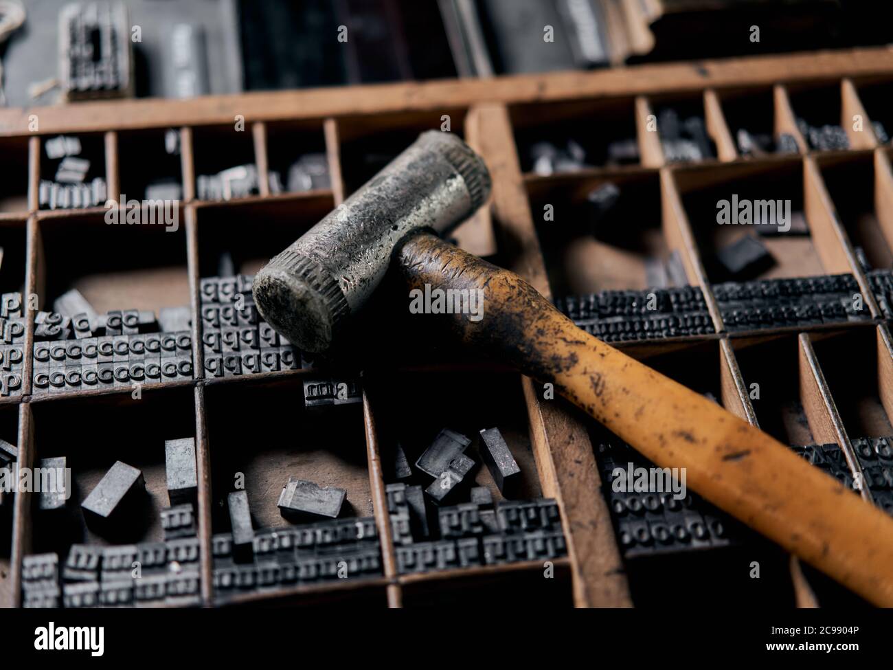 Letterpress tools hi-res stock photography and images - Alamy