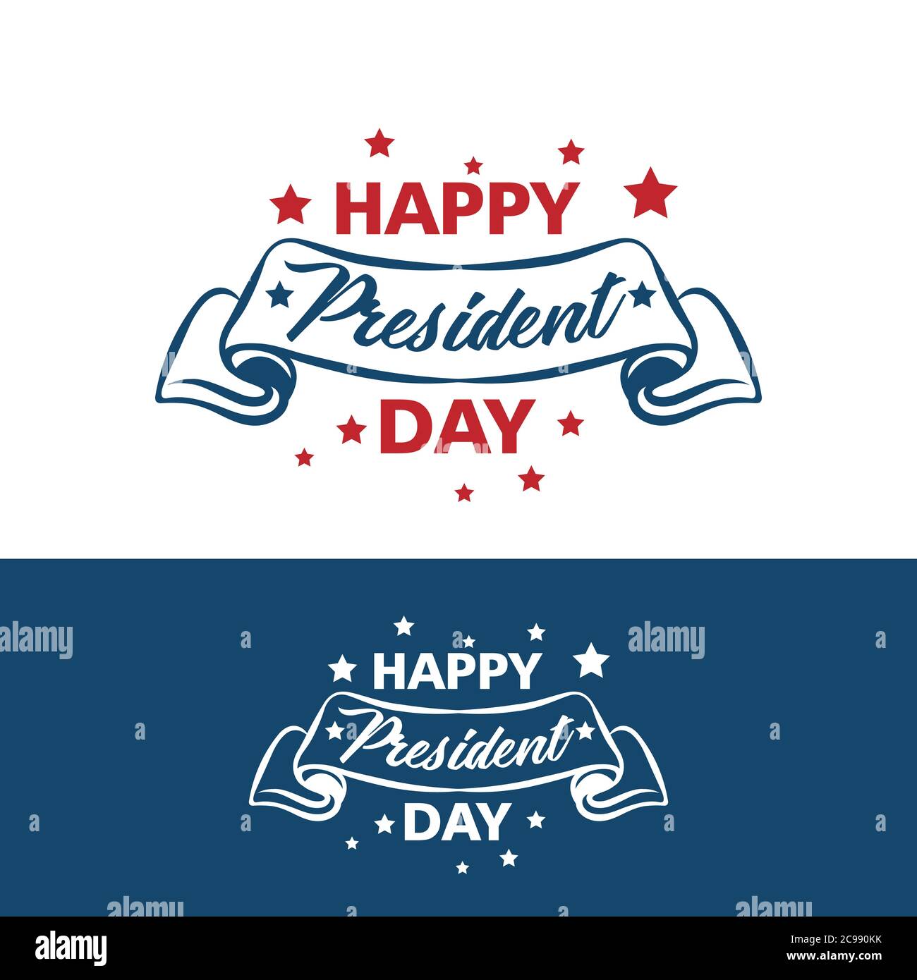 American president logo hi-res stock photography and images - Alamy