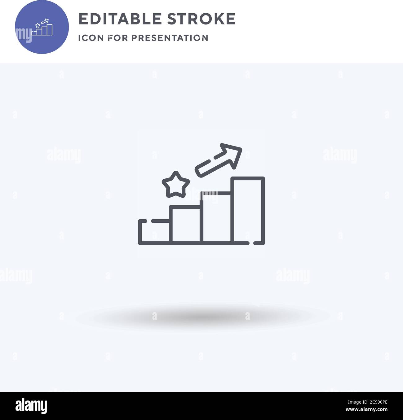 Goal icon vector, filled flat sign, solid pictogram isolated on white ...