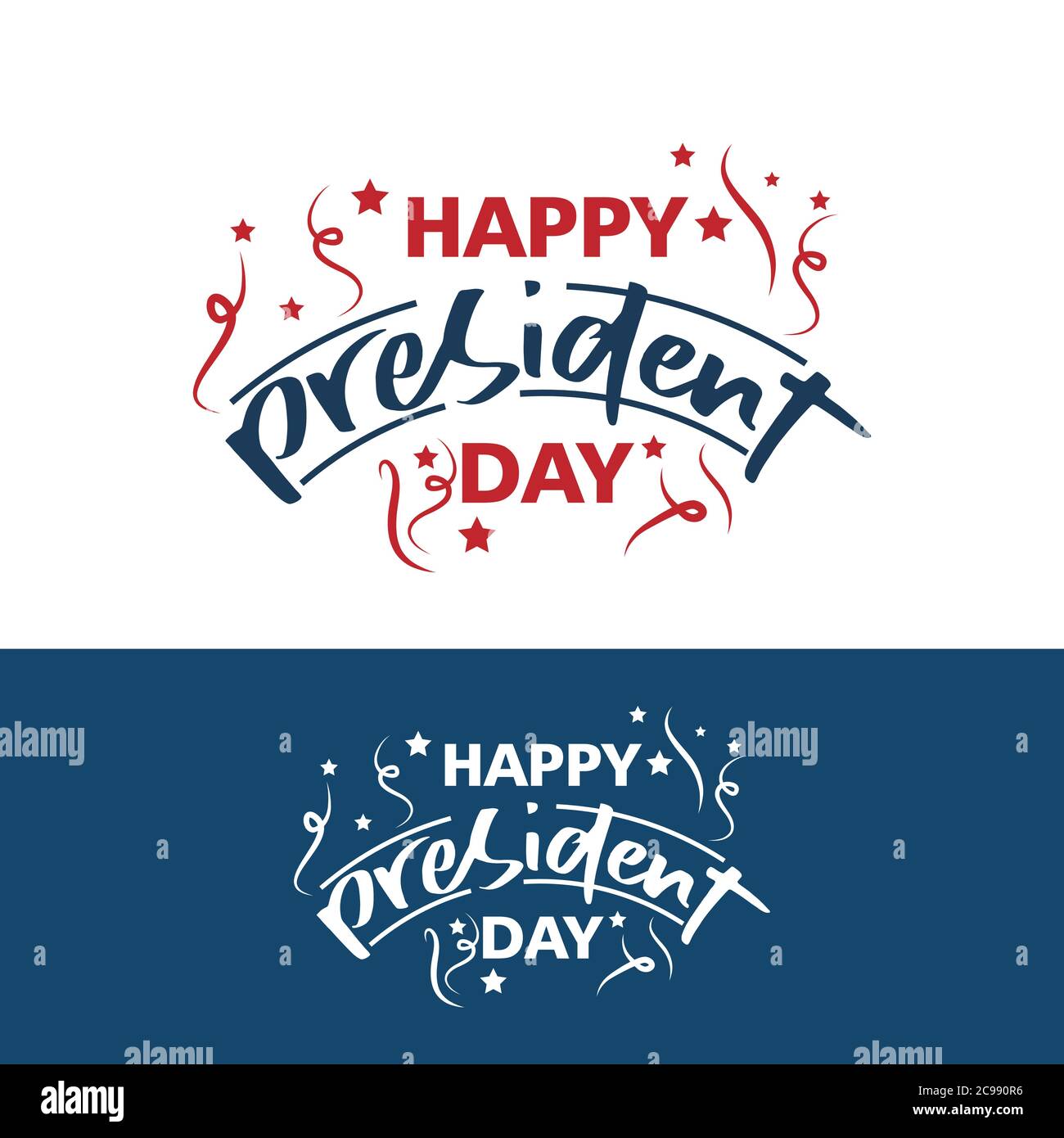 American president logo hi-res stock photography and images - Alamy