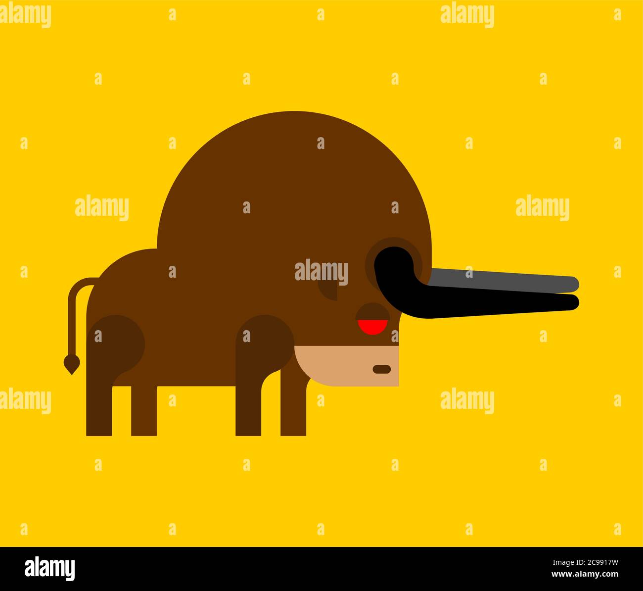 Ox cartoon Stock Vector Images - Alamy