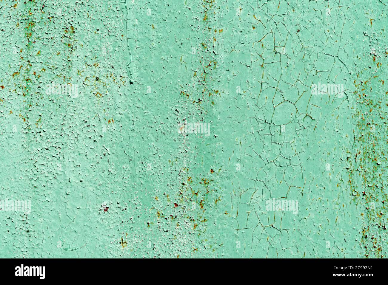old rusty green iron surface. retro background Stock Photo - Alamy
