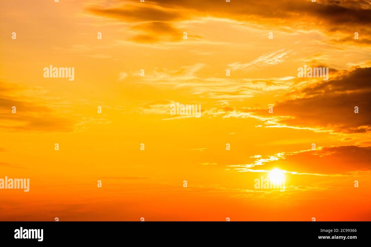 Red sunset, sunrise, sun, clouds Stock Photo - Alamy