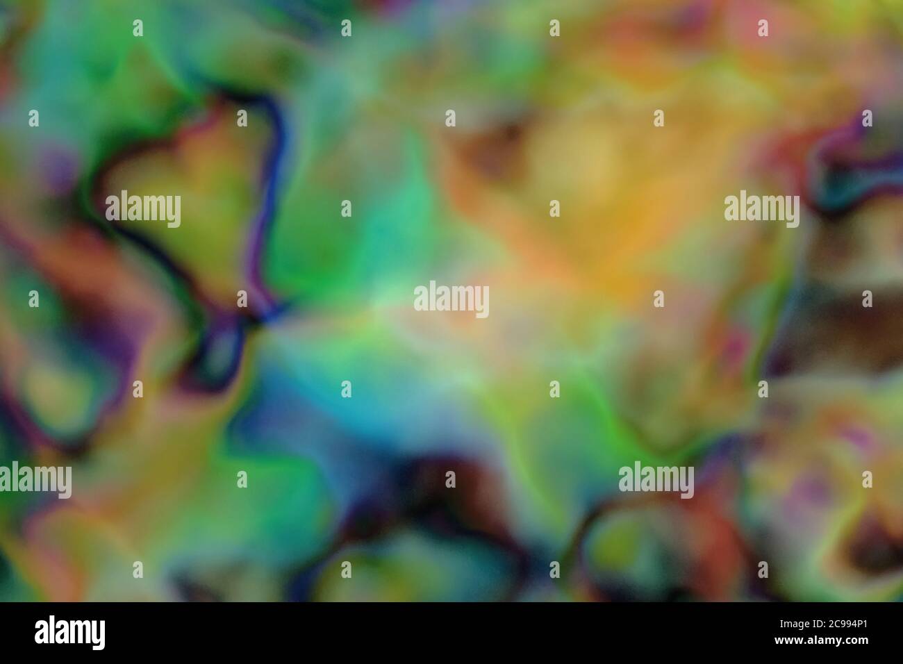 abstract digital illustration in a wavy, lava like design in glowing ...