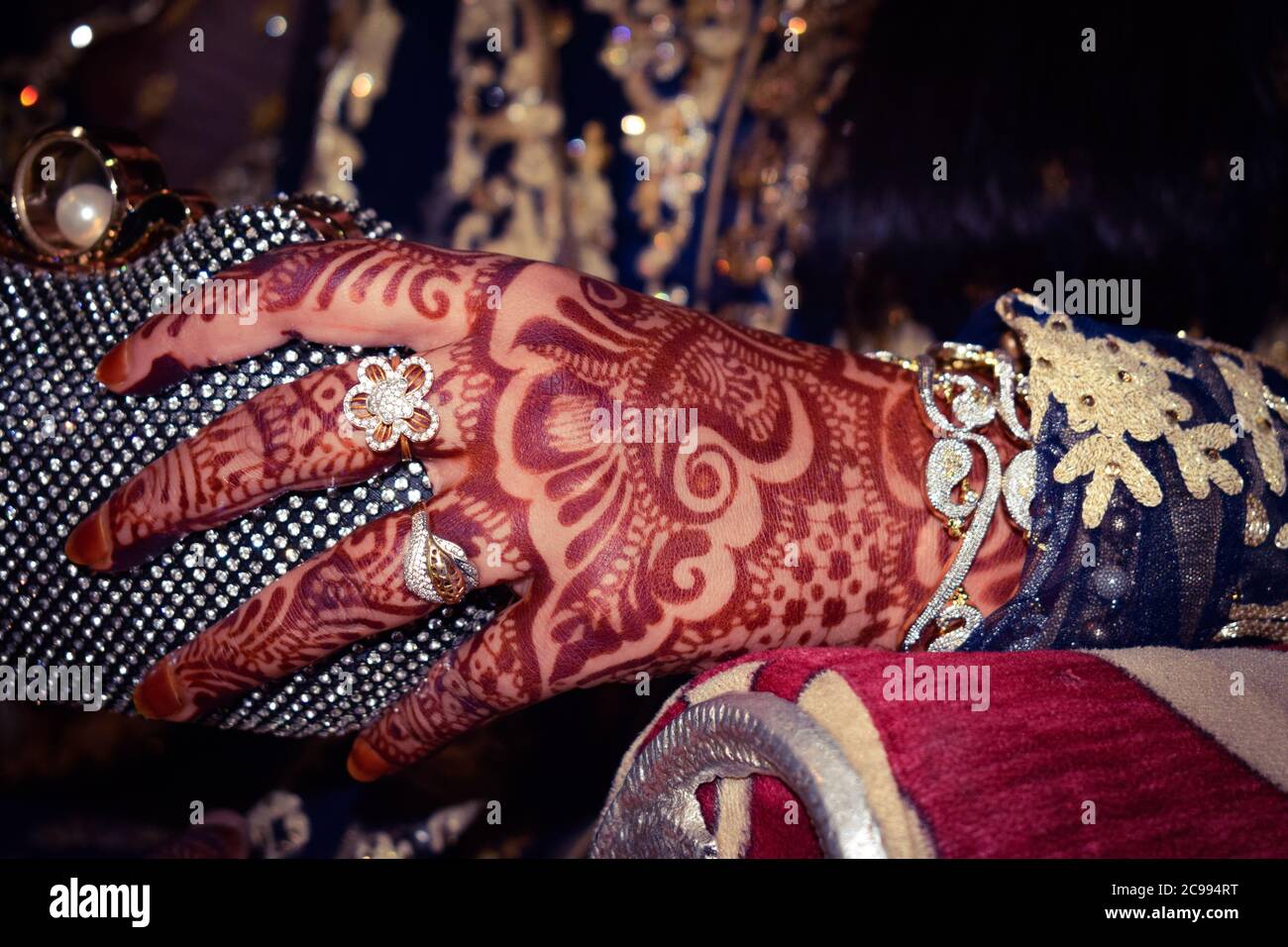 Pakistani wedding fabric hi-res stock photography and images - Alamy