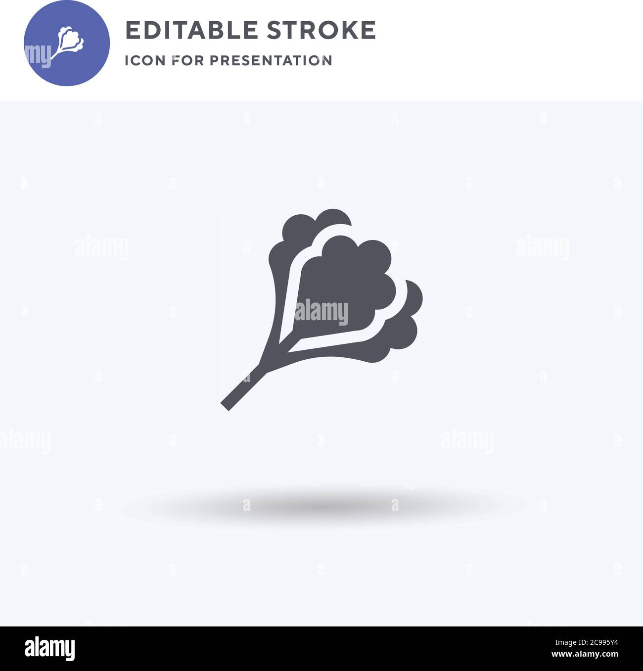 Rhubarb icon vector, filled flat sign, solid pictogram isolated on ...