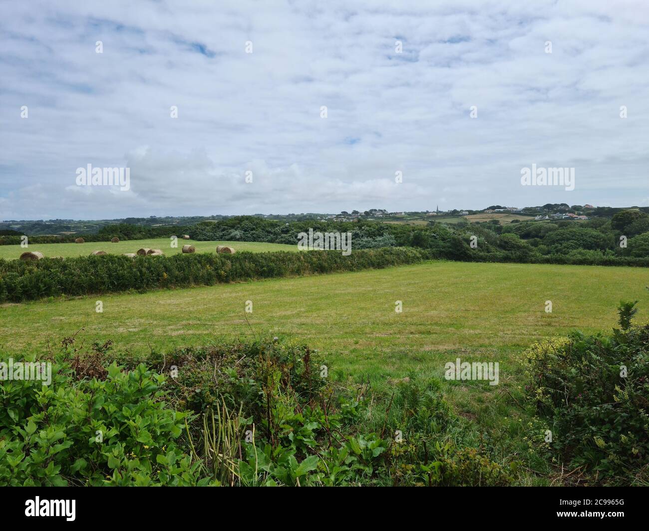 Torteval Feilds, Guernsey Channel Islands Stock Photo - Alamy