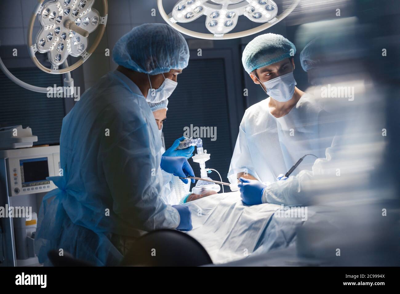 Indian doctor patient operation hi-res stock photography and images - Alamy