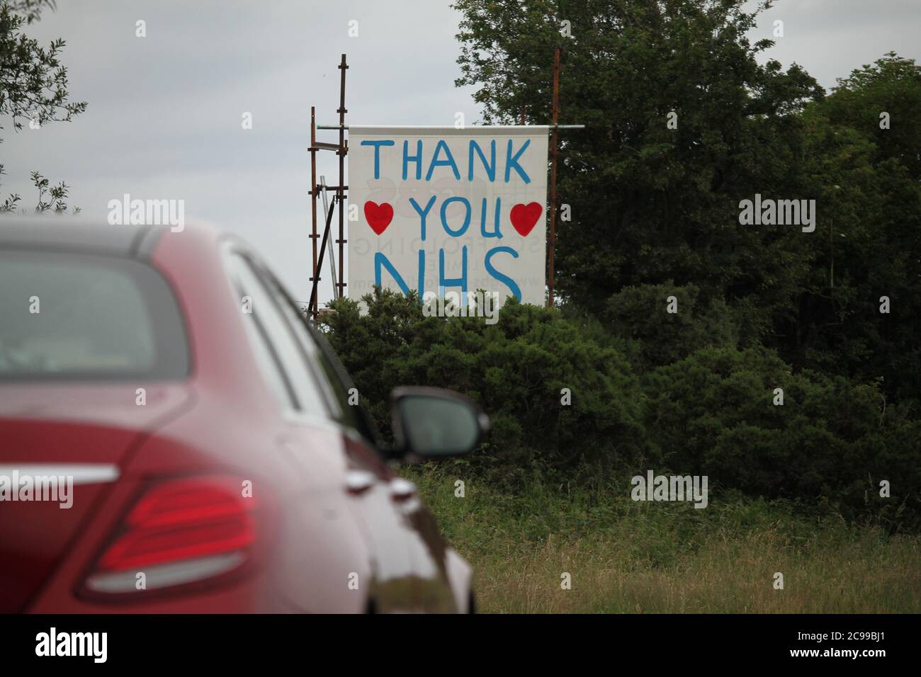Thank you nhs sign hi-res stock photography and images - Alamy