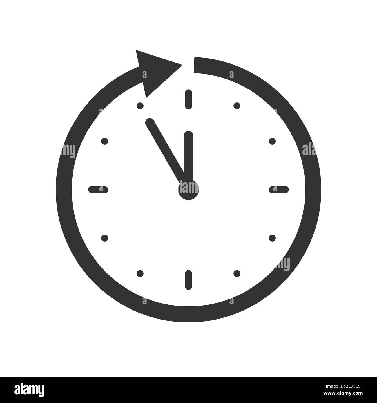 Time to completion Stock Vector Images - Alamy