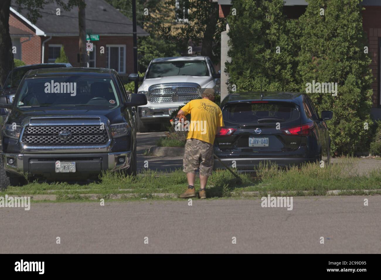 Parking lot beautification hi-res stock photography and images - Alamy