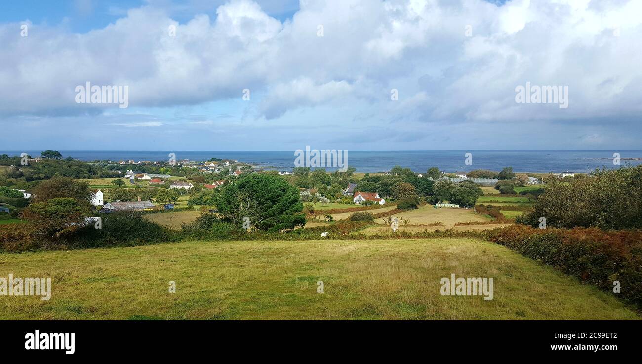 Castel Fields, Guernsey Channel Islands Stock Photo - Alamy
