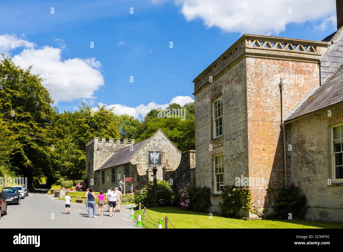 The Spread Eagle, a traditional country public house in Stourton, a ...