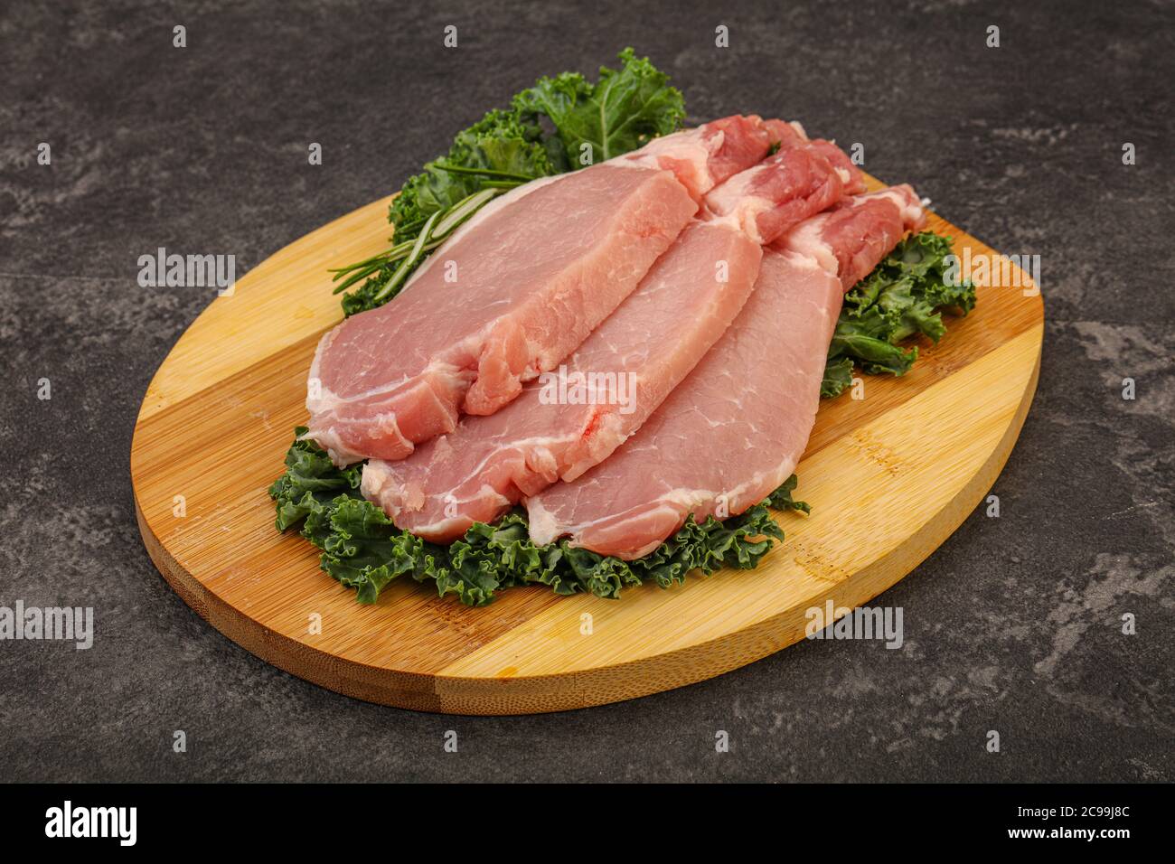 Raw pork meat steak for cooking Stock Photo - Alamy