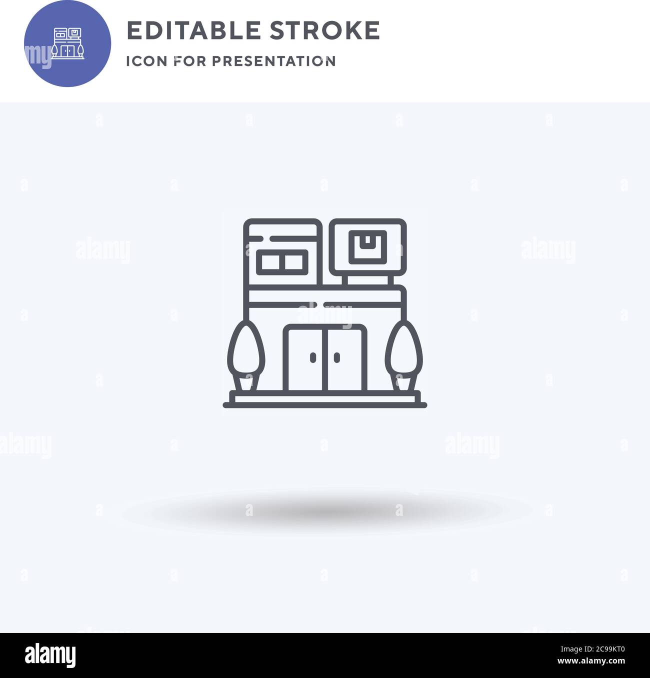 Lan icon vector, filled flat sign, solid pictogram isolated on white ...