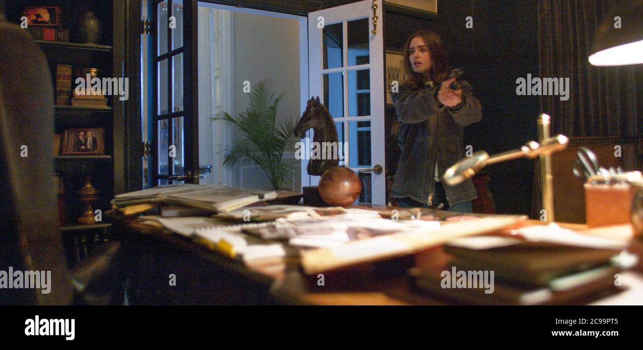 Lily Collins Abduction Party Scene