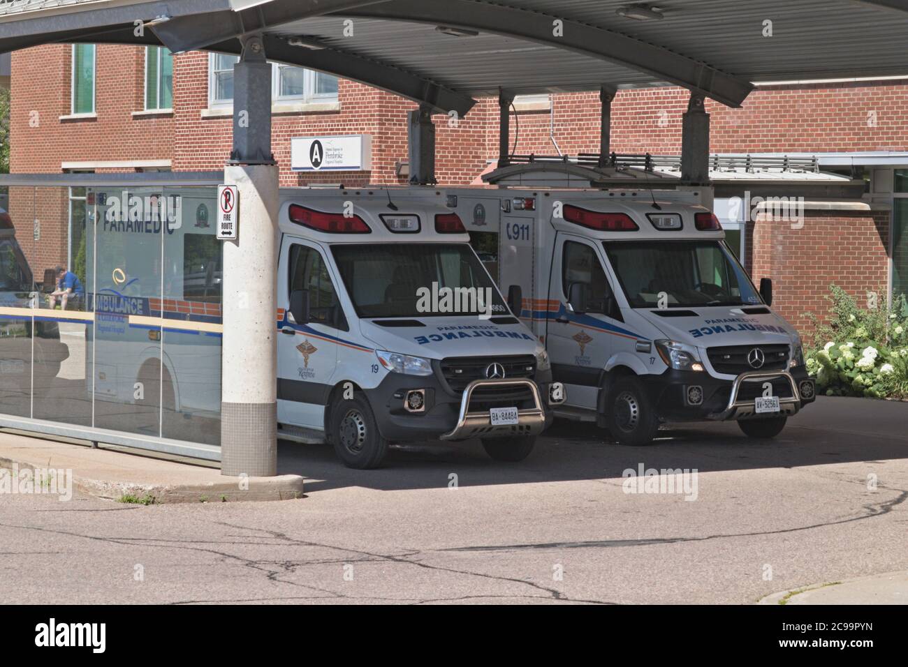 Two ambulances hi-res stock photography and images - Alamy