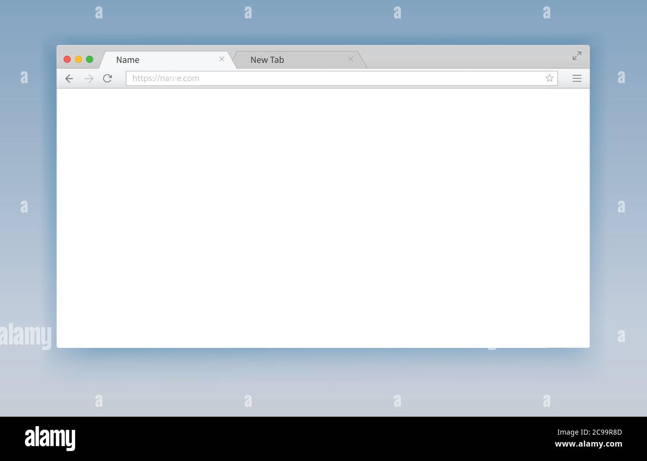 Internet search window. Web flat vector illustration Stock Vector Image ...