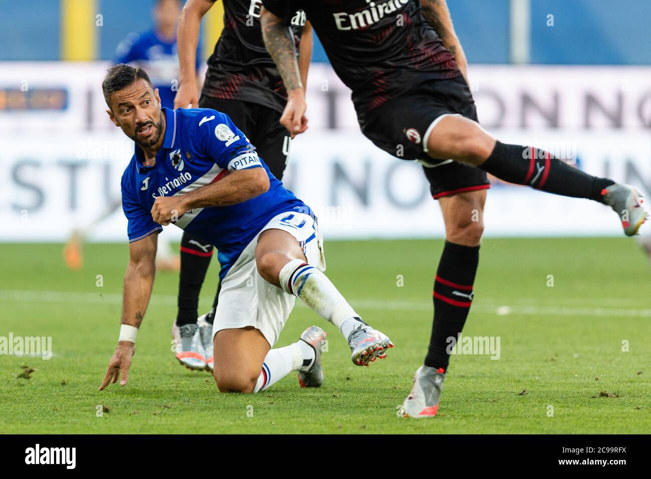 Genova, Italy, 29 Jul 2020, Fabio Quagliarella (UC Sampdoria) during ...