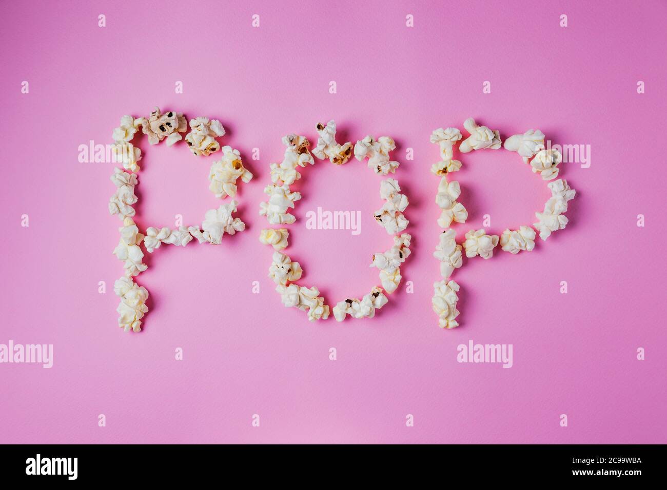 Popcorn word hi-res stock photography and images - Alamy