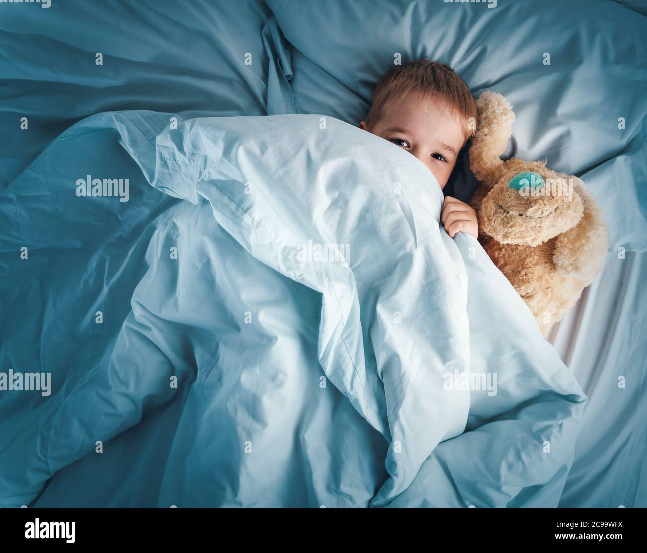 Sleepy bed boy hi-res stock photography and images - Alamy