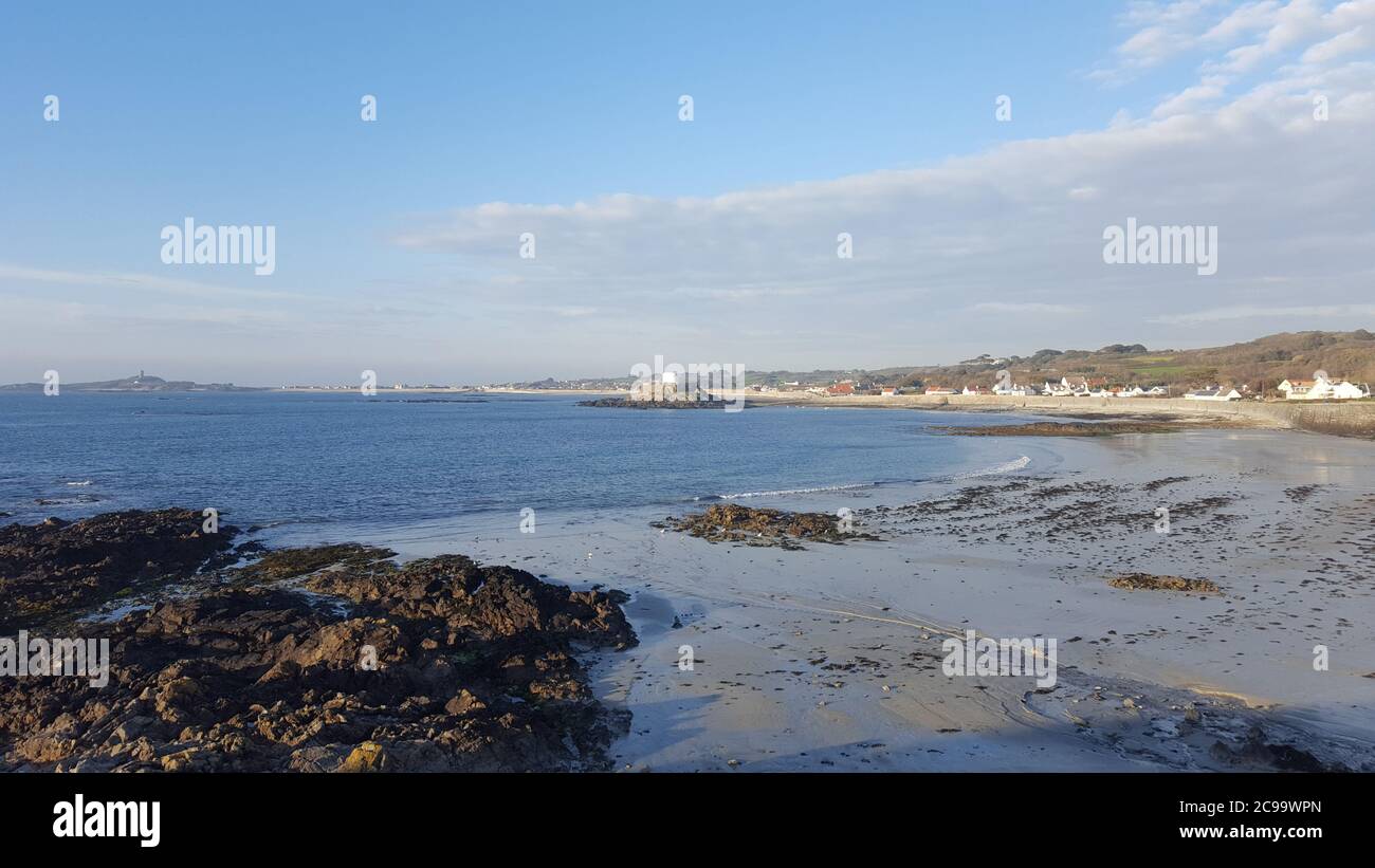 Fort Grey, Cup and Saucer, Rocquaine Bay, Torteval, Guernsey Channel ...