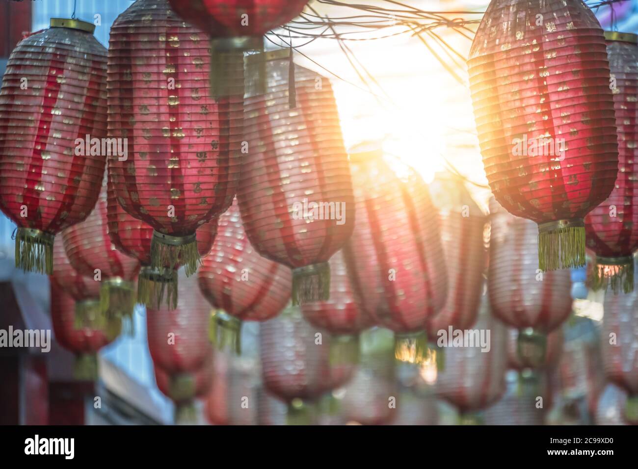 Feng Huang, China - August 2019 : Variety of colourful Chinese Paper ...