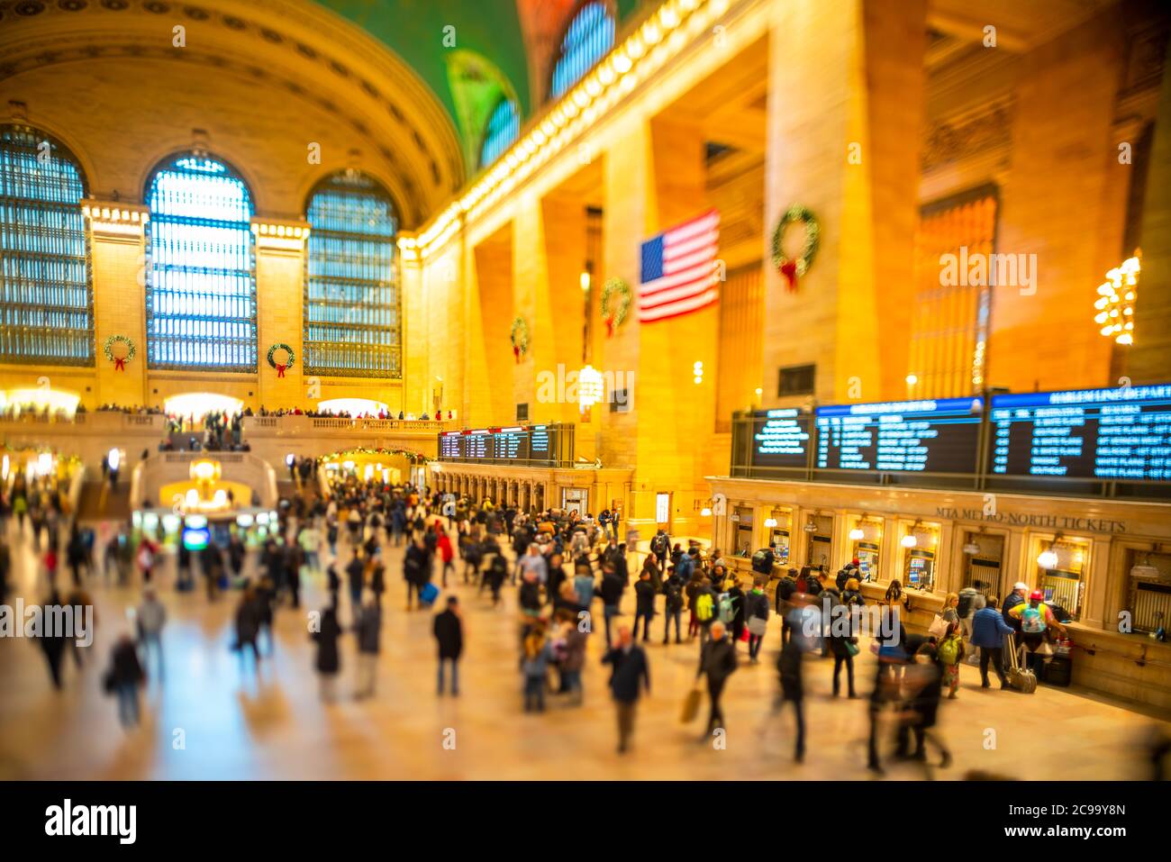 Crowded Grand Central Terminal in the last day of the year 2019 Stock ...