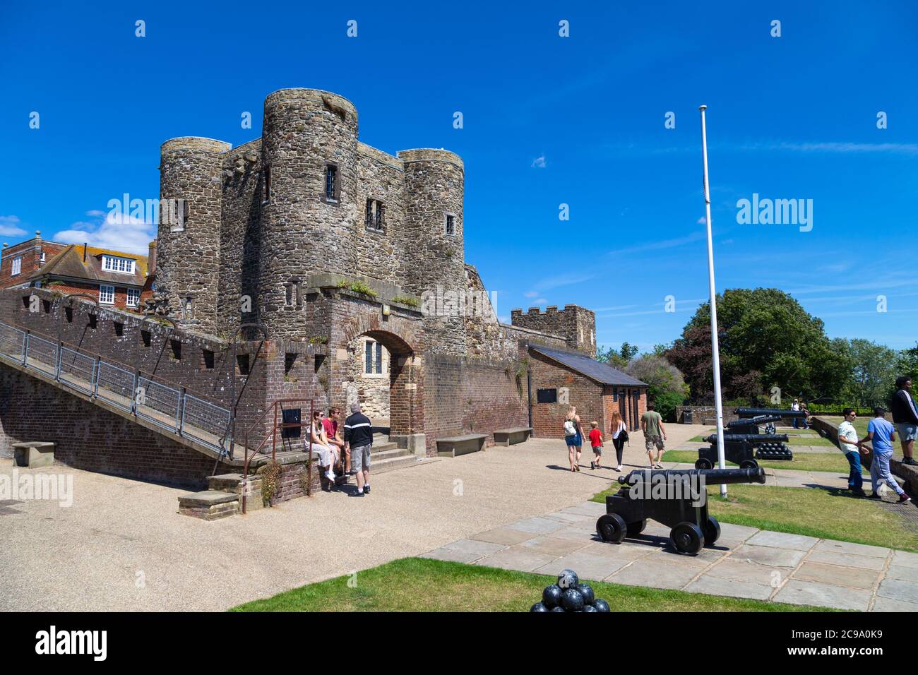 Rye Castle museum, Ypres tower, rye, east sussex, uk Stock Photo - Alamy