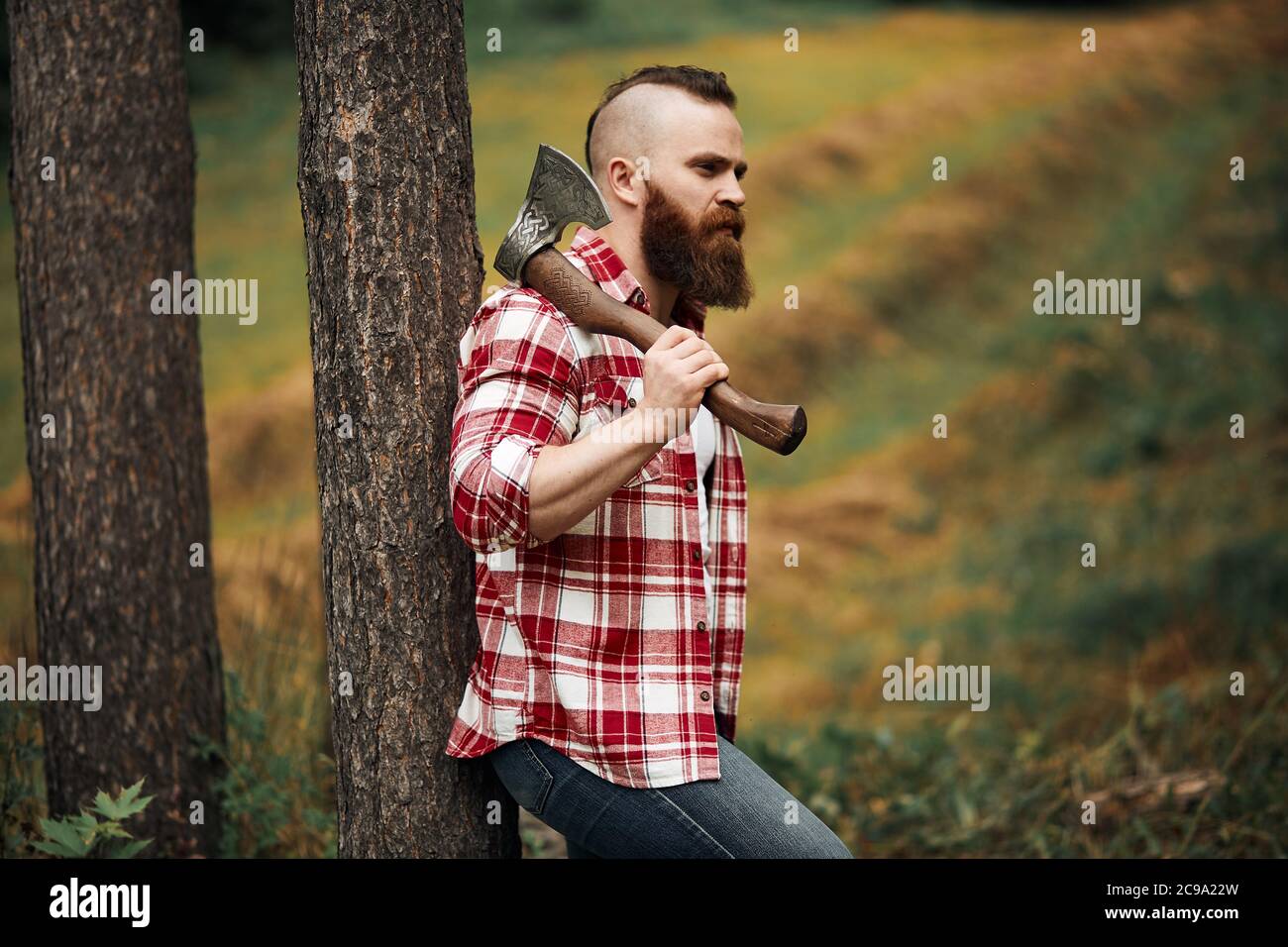 Mohawk worker hi-res stock photography and images - Alamy
