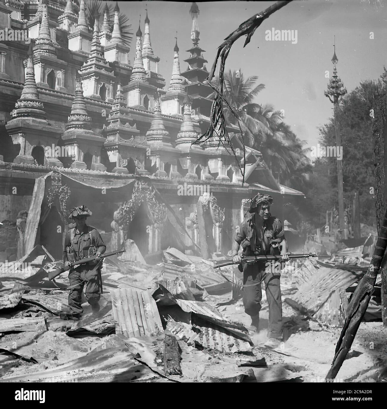 The Second World World battle of Burma Stock Photo - Alamy