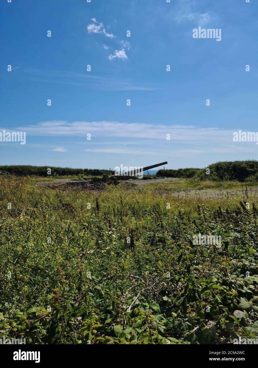 Pleinmont Batterie Dollman, Torteval, Guernsey Channel Islands Stock ...