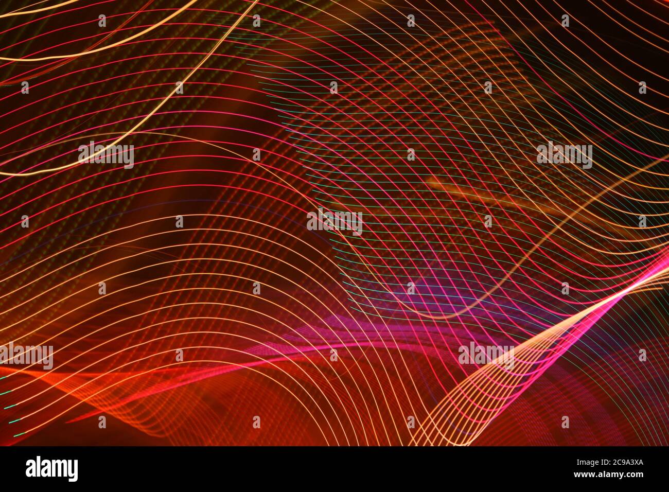 Blurred background with interlacing, refraction, and rotation effects ...