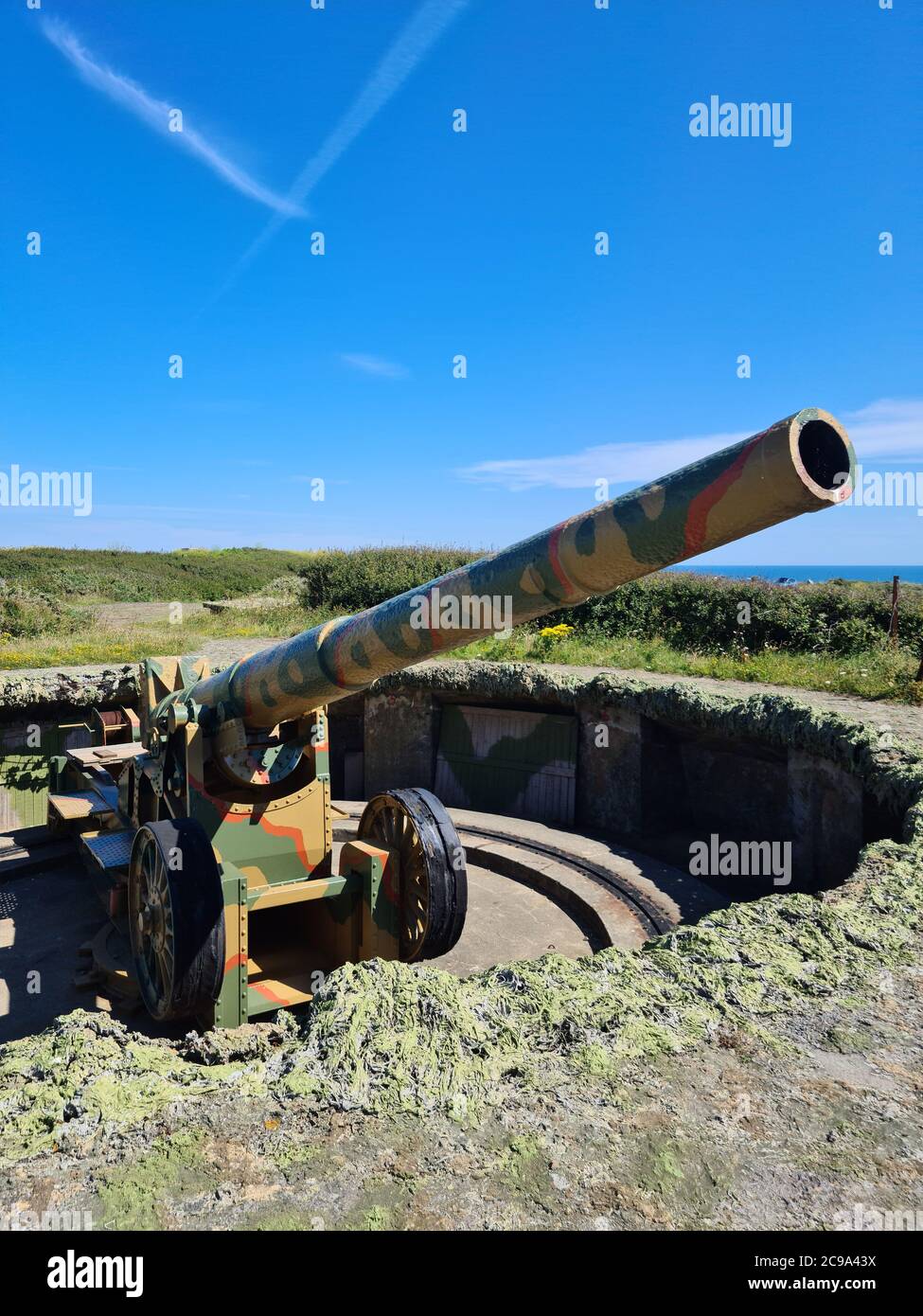Pleinmont Batterie Dollman, Torteval, Guernsey Channel Islands Stock ...