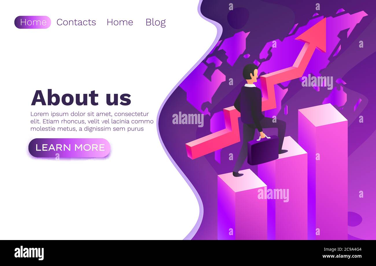Career stairs office business man, finance success marketing, business ...