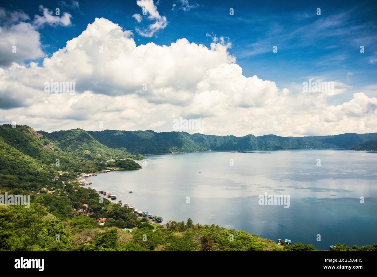 Coatepeque caldera lake island hi-res stock photography and images - Alamy