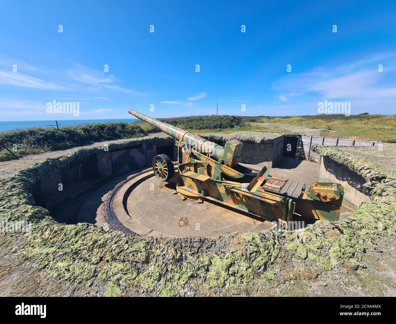 Pleinmont Batterie Dollman, Torteval, Guernsey Channel Islands Stock ...