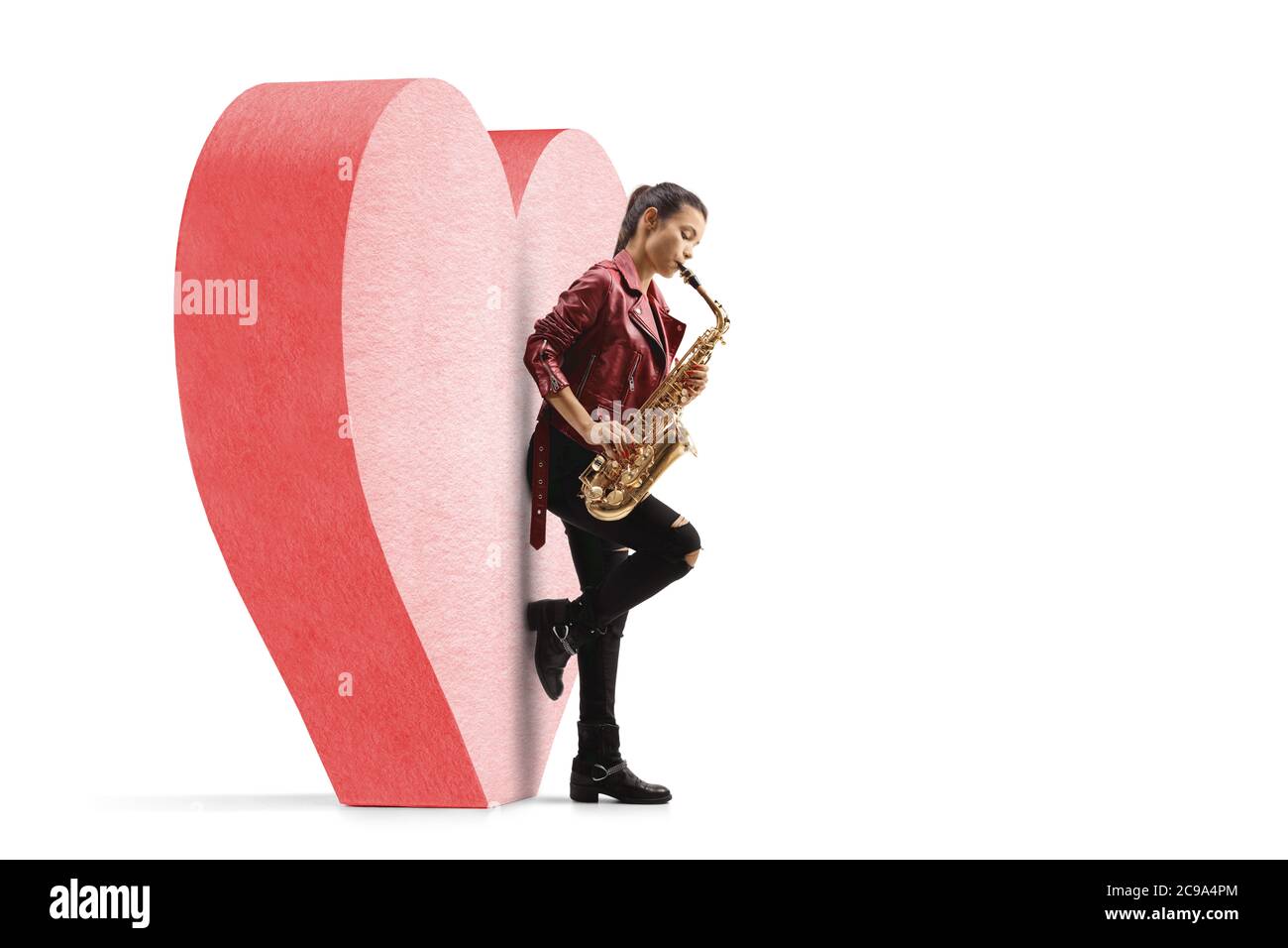 Saxophone romantic hi-res stock photography and images - Alamy