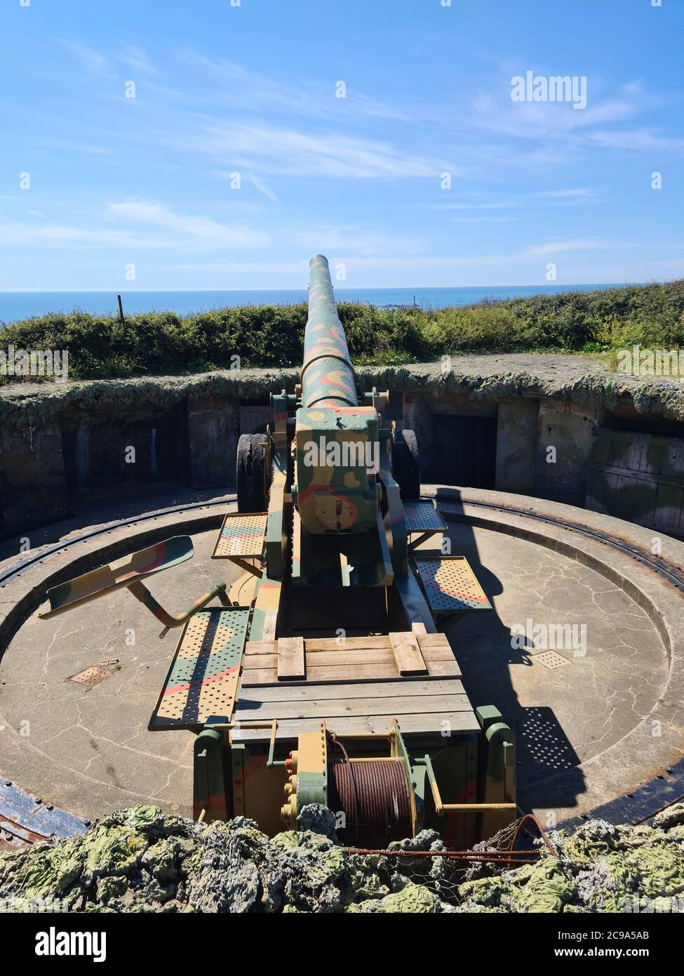 Pleinmont Batterie Dollman, Torteval, Guernsey Channel Islands Stock ...