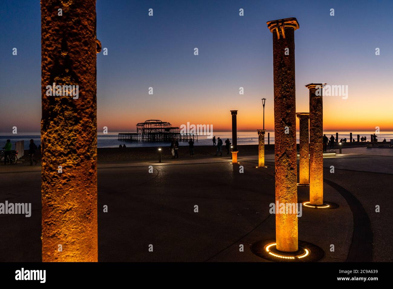 Lit up columns hi-res stock photography and images - Alamy