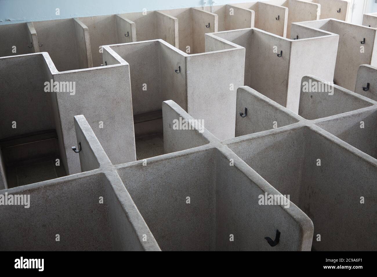 Paris Roubaix Showers at Vélodrome André-Pétrieux Stock Photo - Alamy