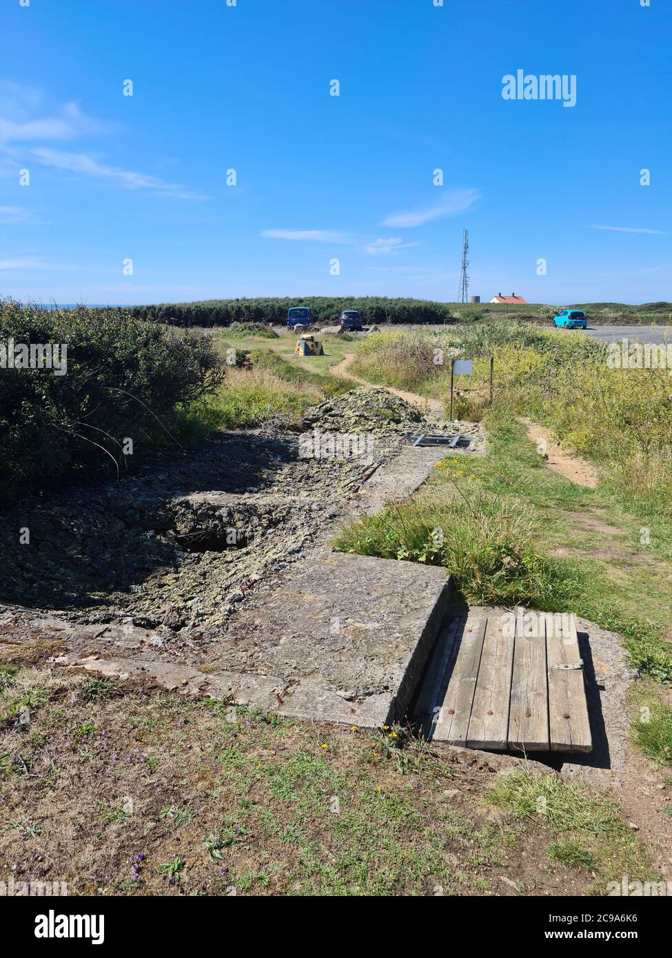 Pleinmont Batterie Dollman, Torteval, Guernsey Channel Islands Stock ...