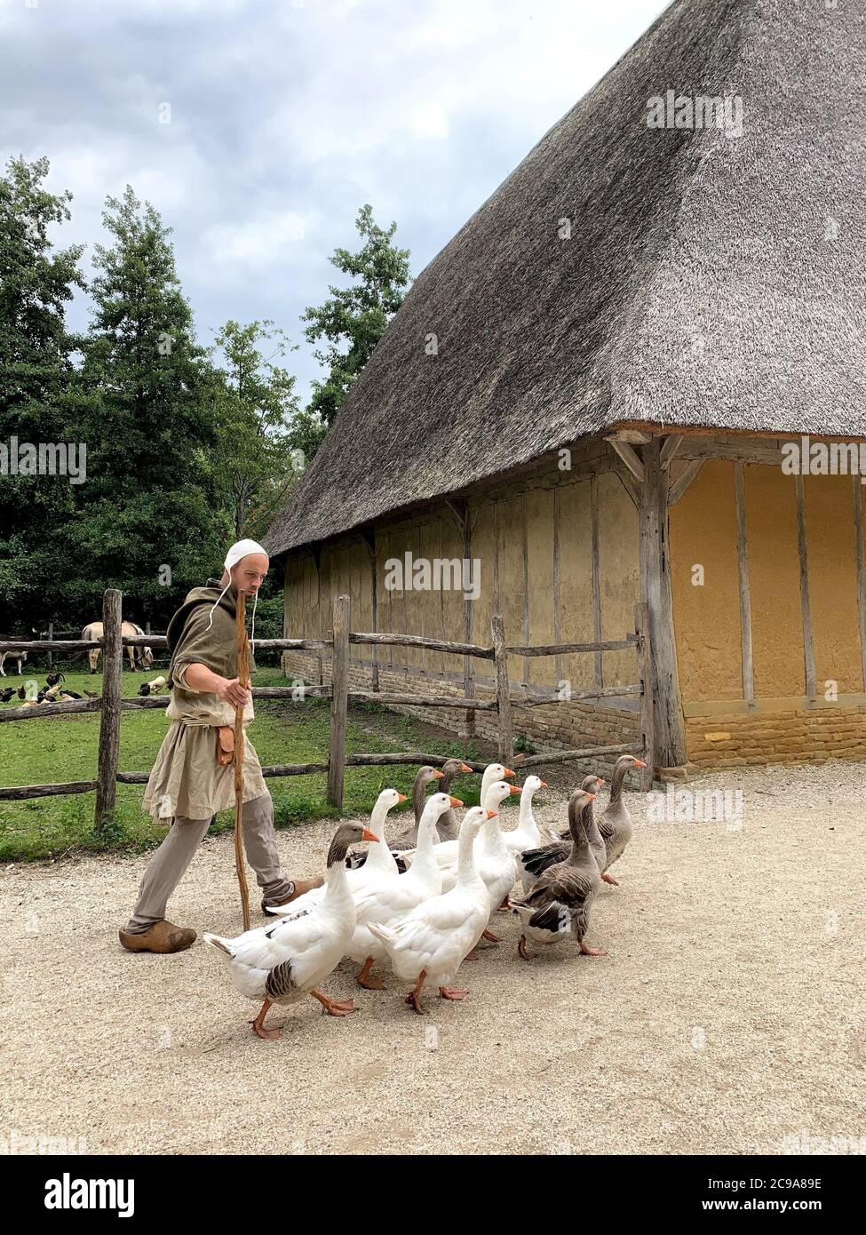 Medieval wooden clogs hi-res stock photography and images - Alamy