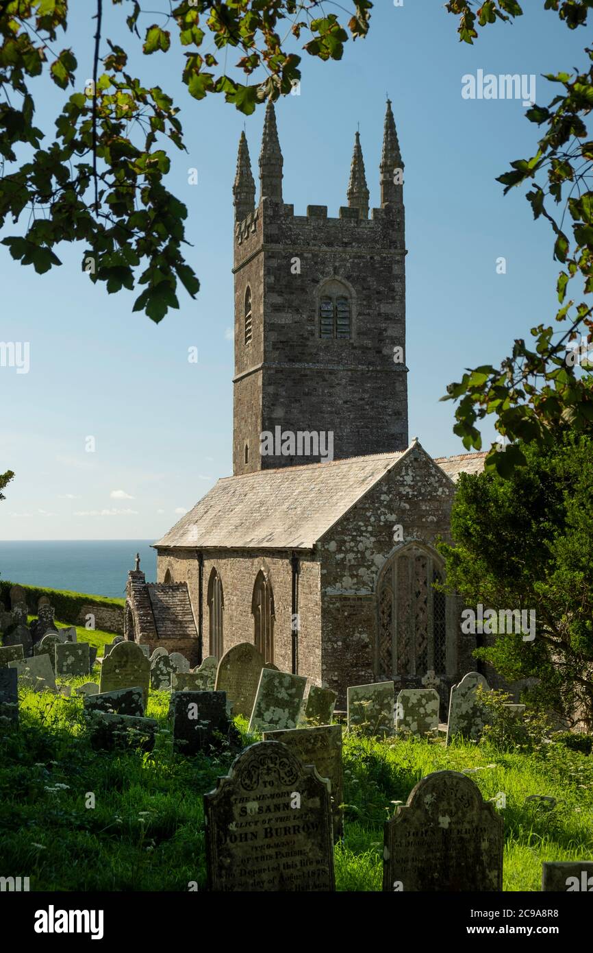 St Morwenna And St John The Baptist High Resolution Stock Photography ...