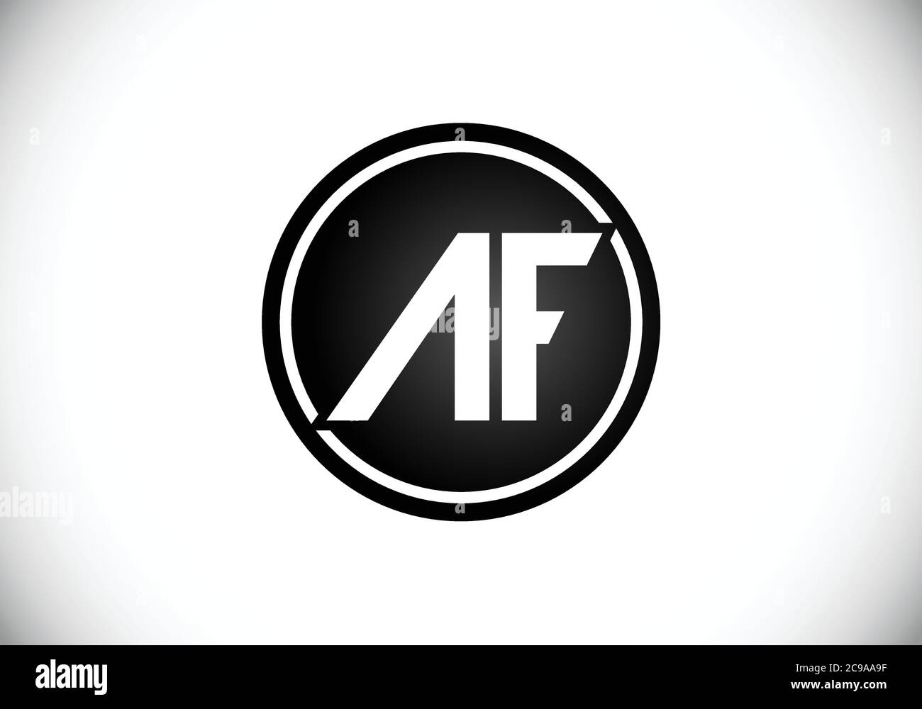 A F letter sign symbol. Initial Letter A F Logo Design Vector Template ...