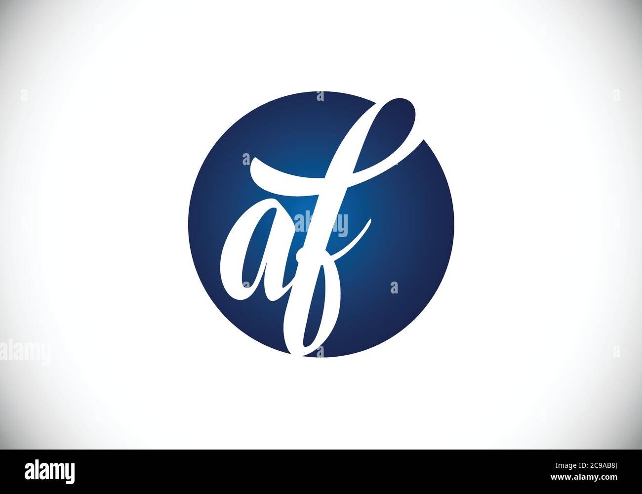 A F letter sign symbol. Initial Letter A F Logo Design Vector Template ...